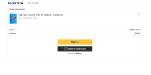 Tiger Data Recovery Payment Process: Infinite Data Solutions