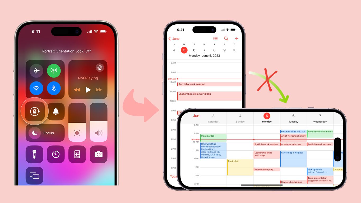How to Enable Automatic iPhone Orientation Lock for Specific Apps